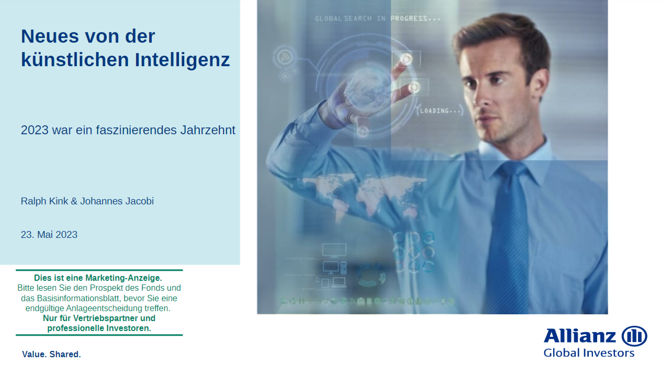 Allianz Global Artificial Intelligence am 23. Mai | AllianzGI